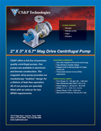 Centrifugal Pumps | Well Service Pumping Equipment | CS&P Technologies